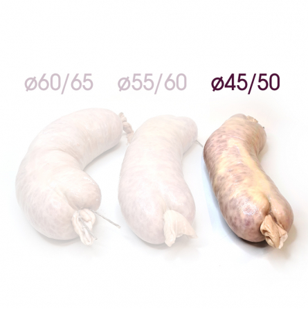 Boyaux Naturel , Chaudin de Porc pour la fabrication de Saucissons Sec