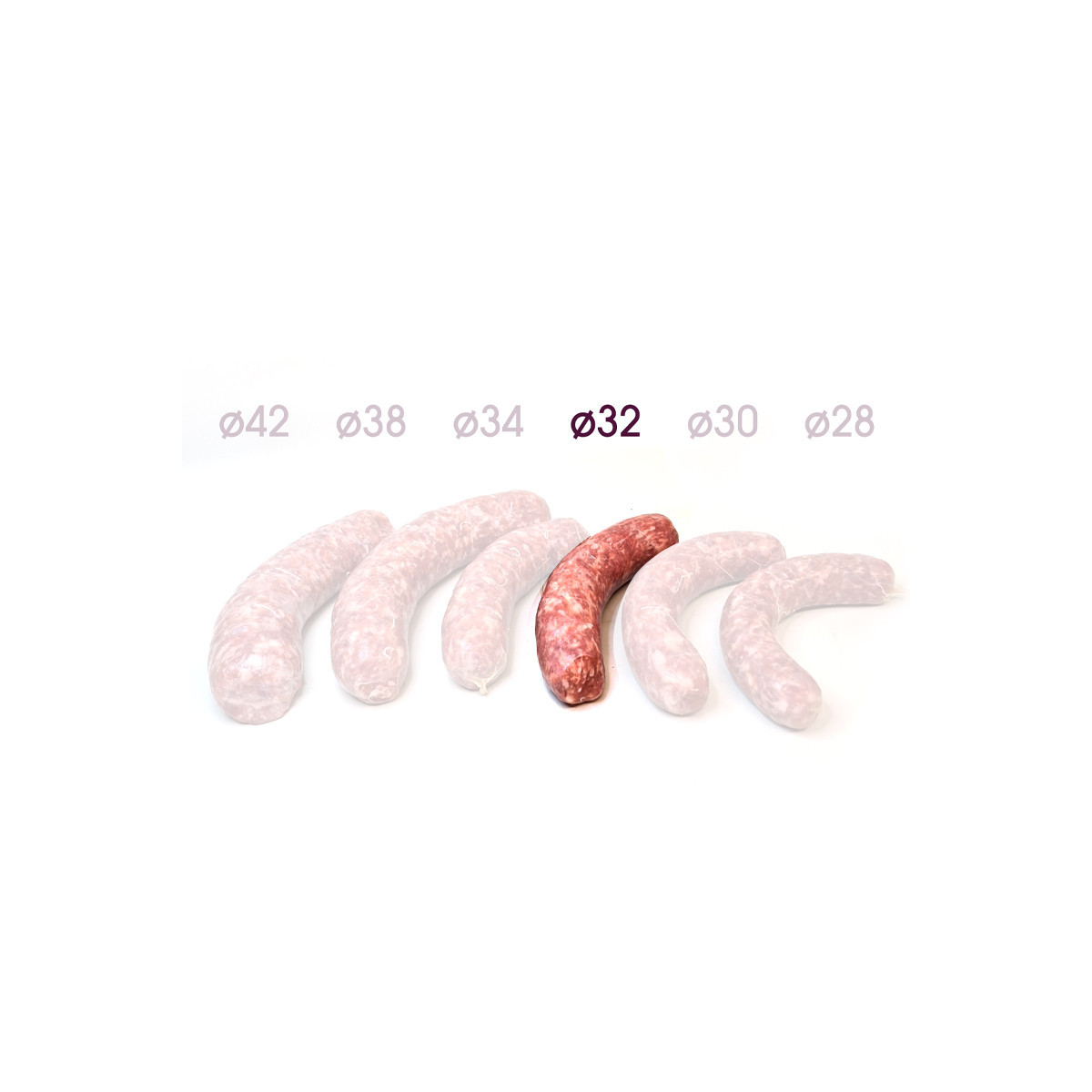 Boyaux de Porc 25m pour fabrication de Saucisses, boudins