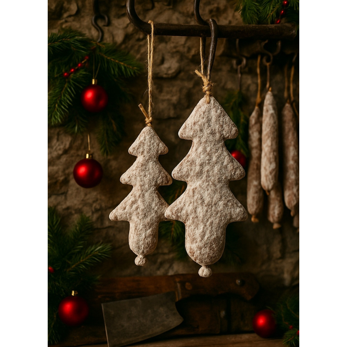 Boyaux Naturel Sapins de Noël pour vos Saucissons Sec